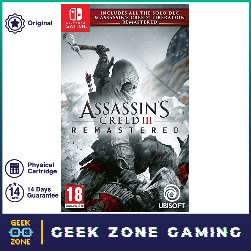 Nintendo Switch Assassins Creed III Remastered | Assassins Creed 3 ...