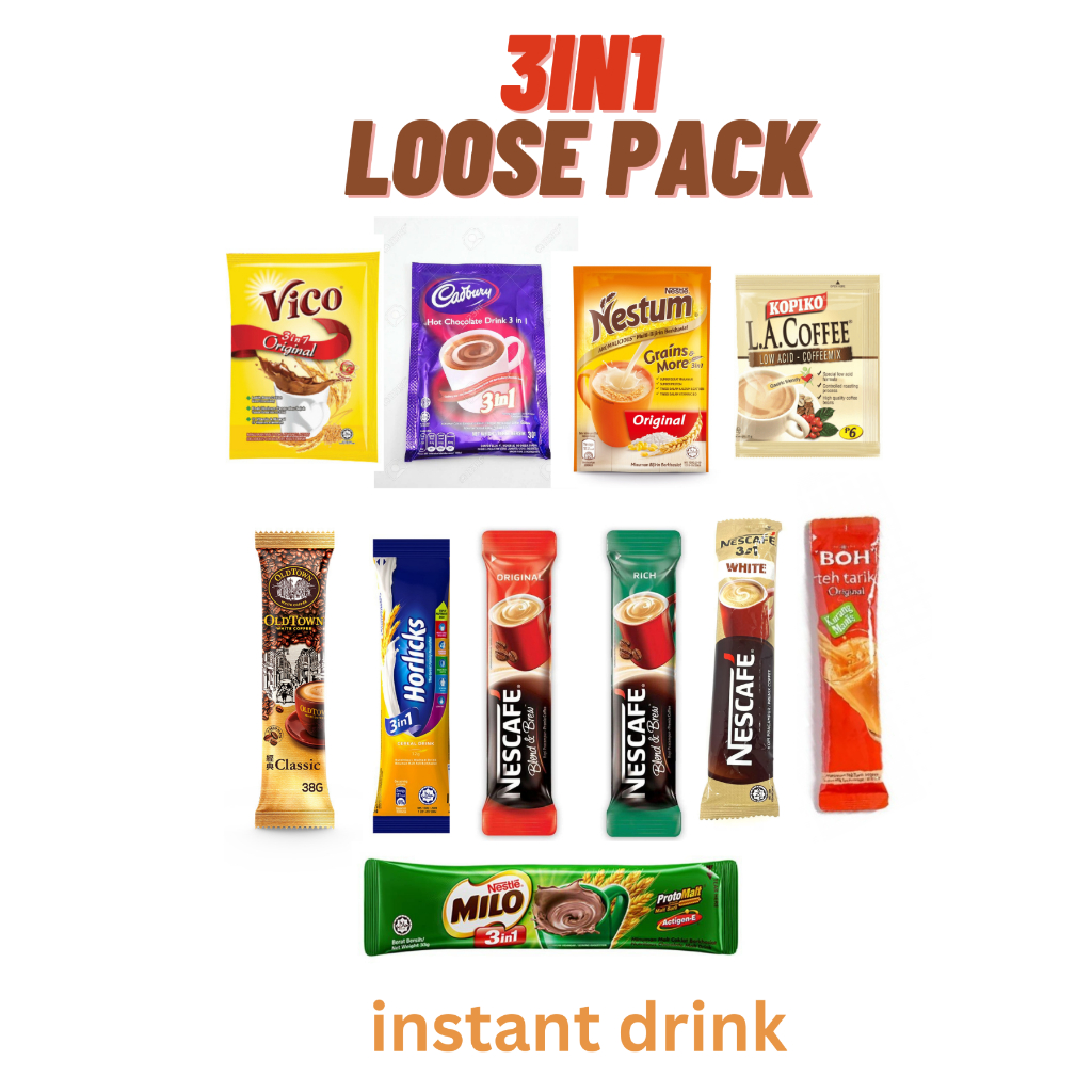 nescafe milo 3 in 1 cadbury nescafe nestum vico horlicks 3 in 1 drink ...