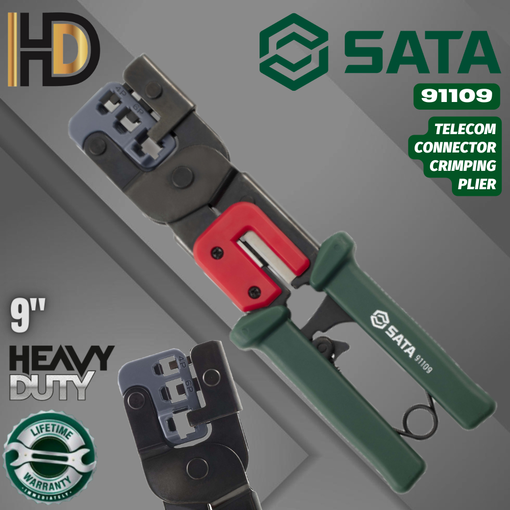 SATA Crimping Pliers For Telecom Connector / 9" INCh / 91109 / Heavy ...