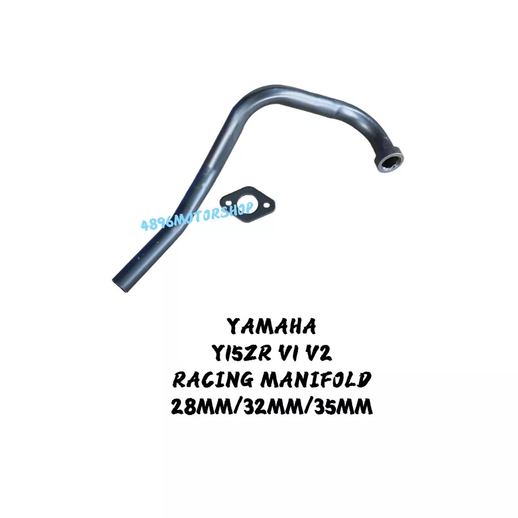 RACING MANIFOLD MANIFUL CHROME STEEL Y15ZR V1 V2 LC135 V1 V2 V3 V4 V5 V6 V7 55D 55C 4S 5S LC Y15 ...