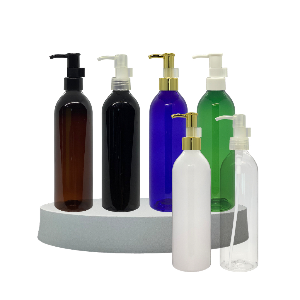 250ml PU13 24R Pump Slim For Lotion Gel PET Plastic Bottle | Shopee ...