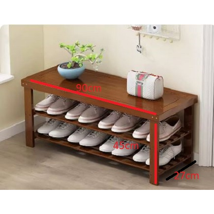 Shoe Rack Bench (80 or 90 cm ) | Shopee Malaysia