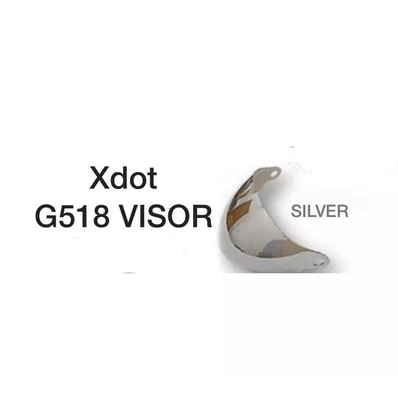 XDOT G618 618 G518 518 VISOR ORIGINAL (TINTED / RAINBOW / SILVER ...