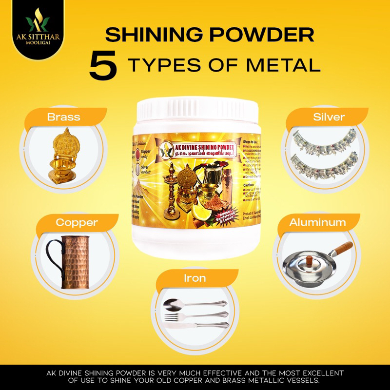 AK Divine Shining Powder (Metal Cleaning) | Shopee Malaysia
