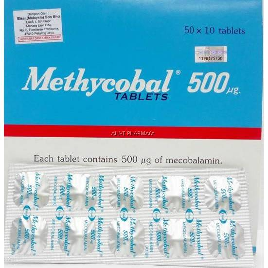 METHYCOBAL 500MG - 10 TABLET/ STRIPS ( EXP 7/2025) | Shopee Malaysia
