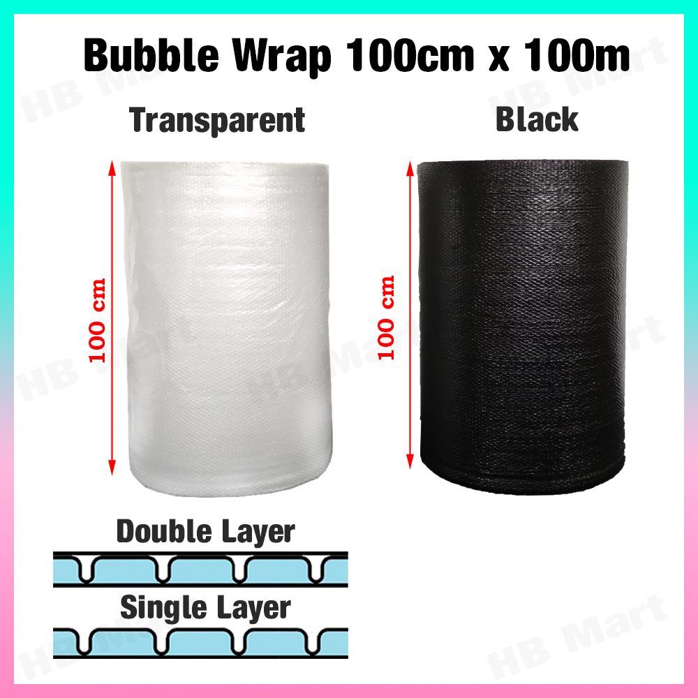 More Sizes Bubble Wrap Single Layer / Double Layer Air Bubble Clear ...