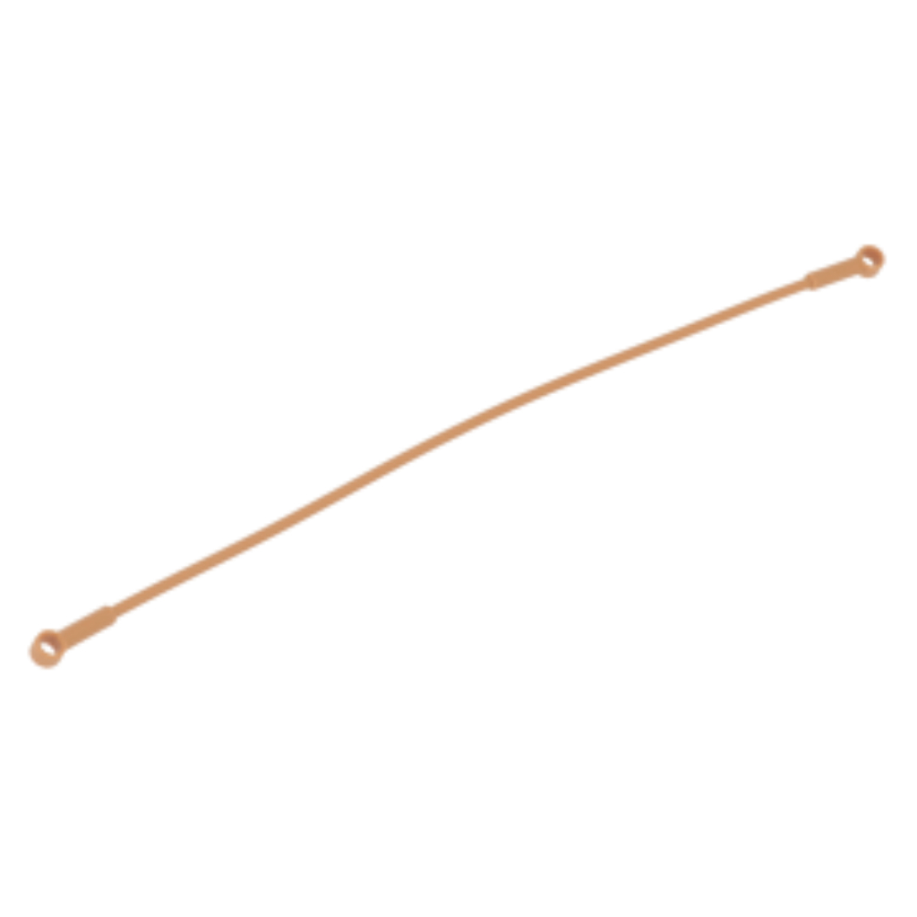 LEGO PARTS (GENUINE) 27965 Hose, Flexible 22L with 2 Connector Ends ...