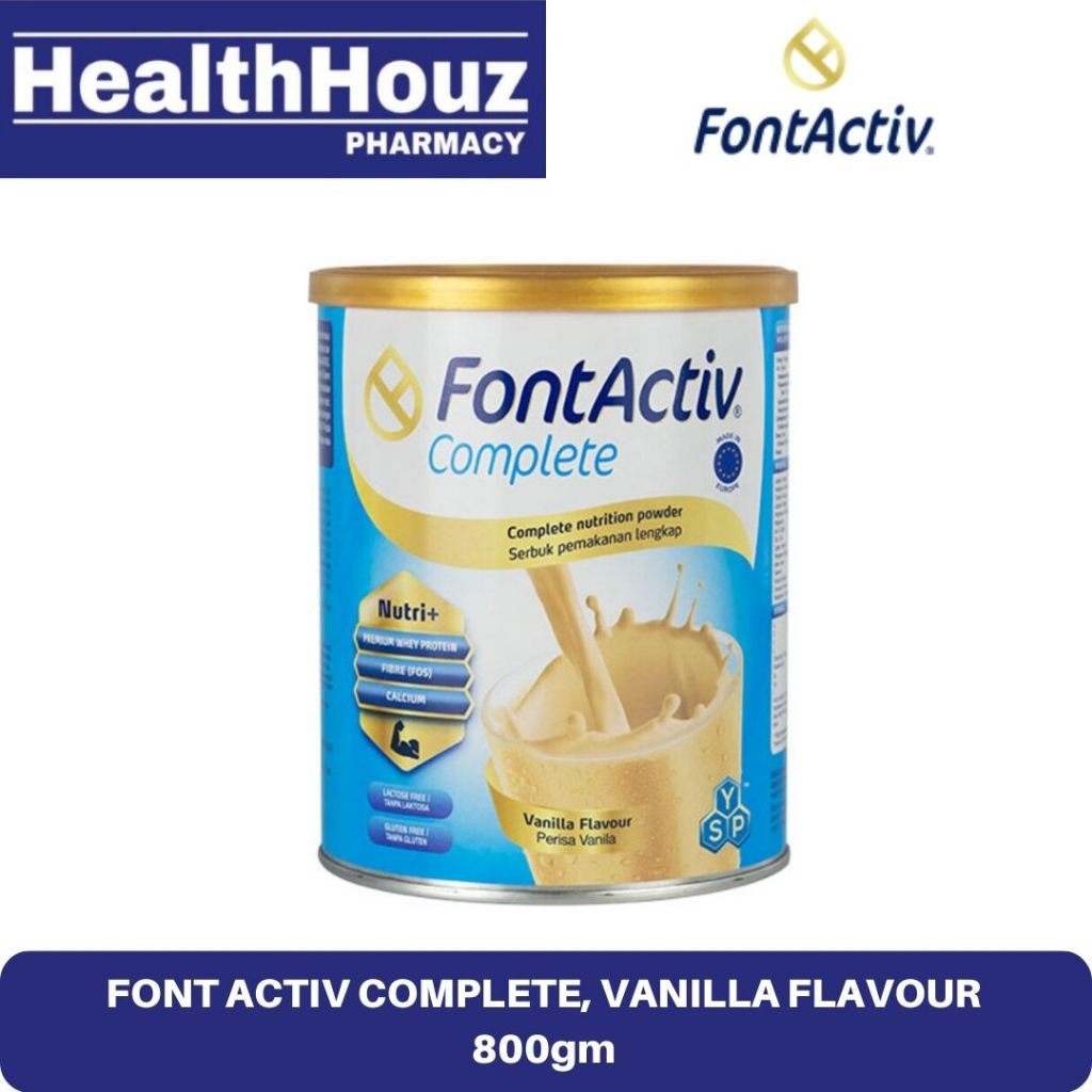 Font Activ Complete, Vanilla Flavour, 800gm | Shopee Malaysia
