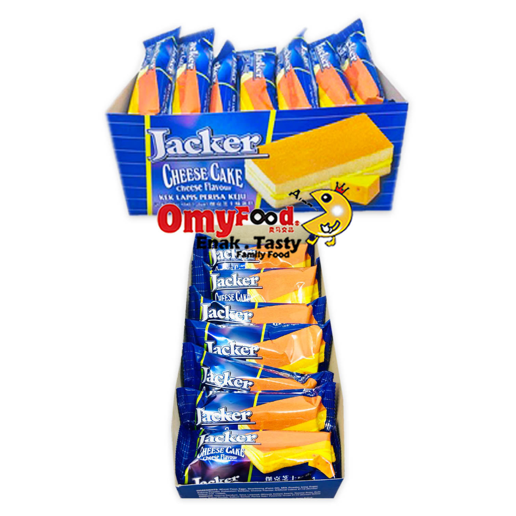 384g (24pcs) Oriental Layer Cake [Strawberry/ Pandan/Chocolate/Banana/Butter] Jacker [Cheese ...
