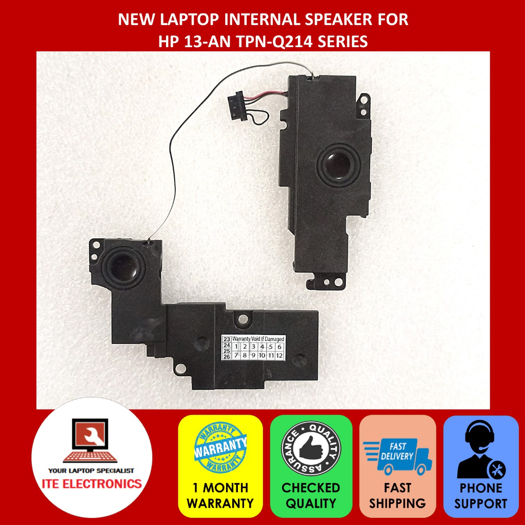 ORIGINAL NEW HP PAVILION 13-AN 13-AN0031WM TPN-Q214 SERIES LEFT & RIGHT LAPTOP INTERNAL SPEAKER ...