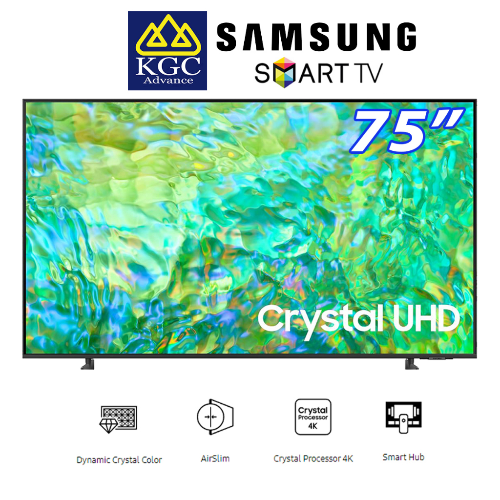 (Free Shipping) Samsung 75" Crystal UHD 4K CU8000 UA75CU8000KXXM Smart ...