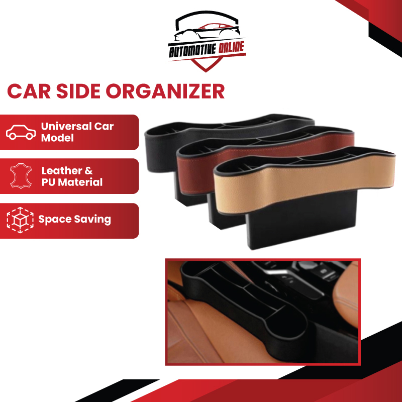 Universal Side Pocket Organizer Leather Material For Car Organizer For ...
