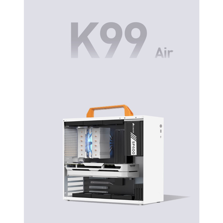 ORDER NOW WHILE STOCK LAST NEW K99 AIR ITX / MATX Case supports up to Full Size MATX Motherboard ...