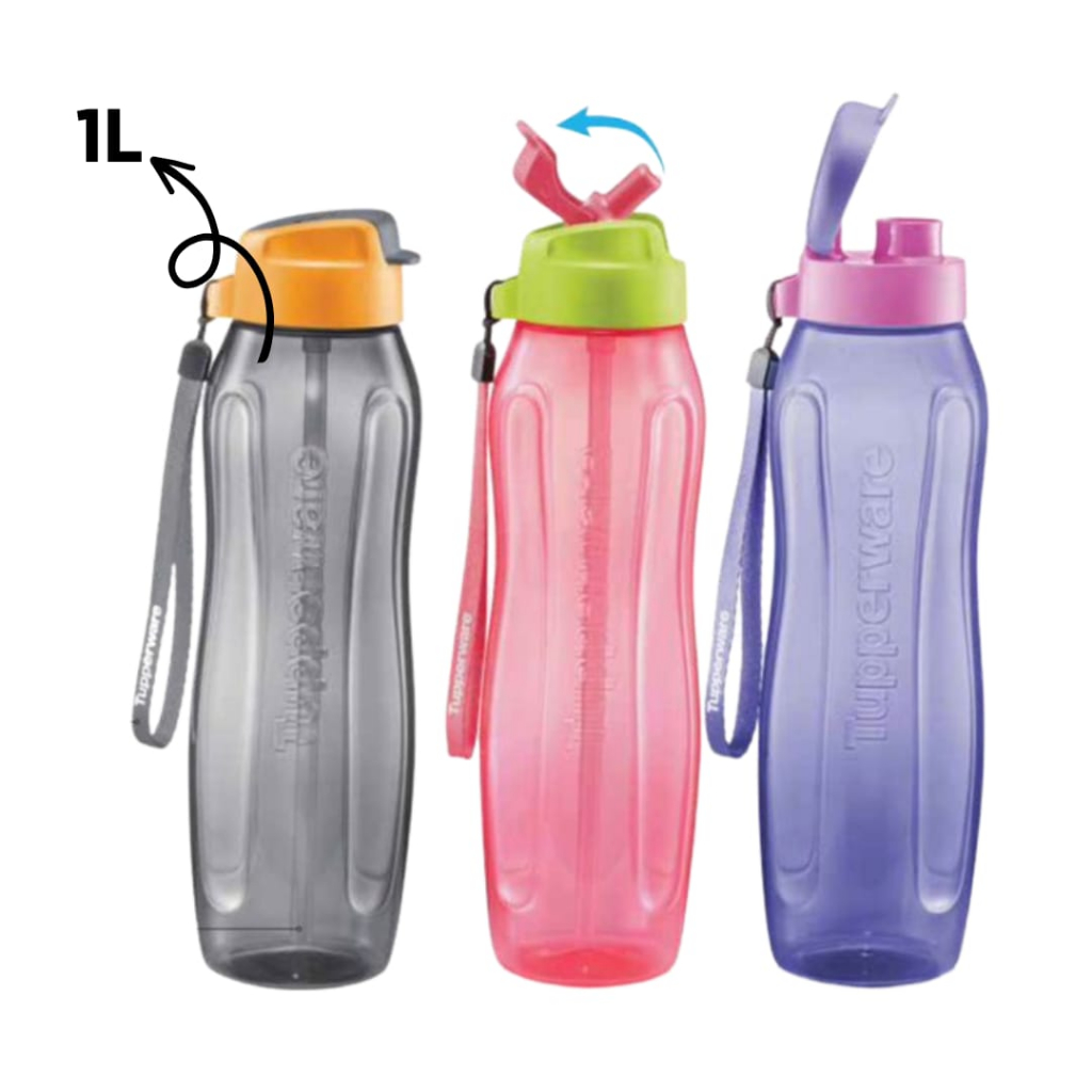Tupperware Slim Eco Bottle 1 Liter (1 Pcs) | Shopee Malaysia