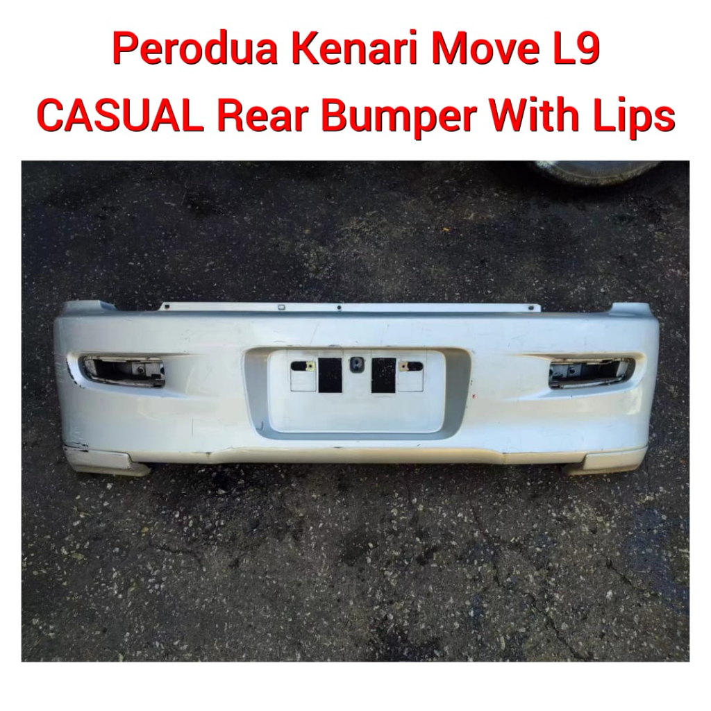 Perodua Kenari Move L9 Casual Rear Bumper With Lips Set / Bumpers ...