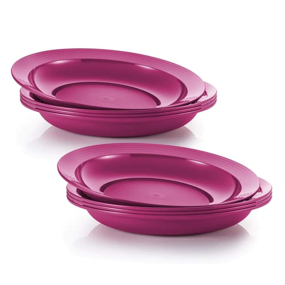 3 Warna: Tupperware BLOSSOM EMERALD Gourmet Plates x4pcs (limited ...