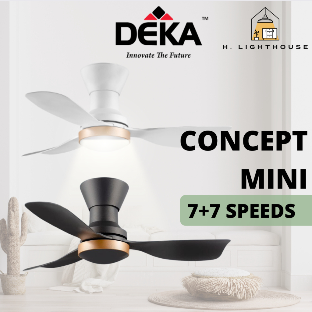 🔥READY STOCK🔥DEKA REZO CONCEPT MINI LORCA Mini Kipas Siling Remote ...