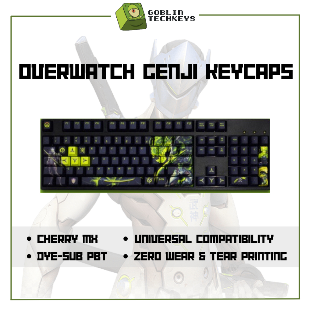 Cool Fan-Made Overwatch: Genji Theme Keycaps Set | Shopee Malaysia