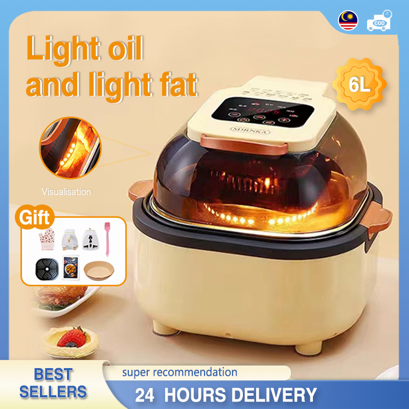 Visual air fryer 6L air fryer household multi-function electric oven ...
