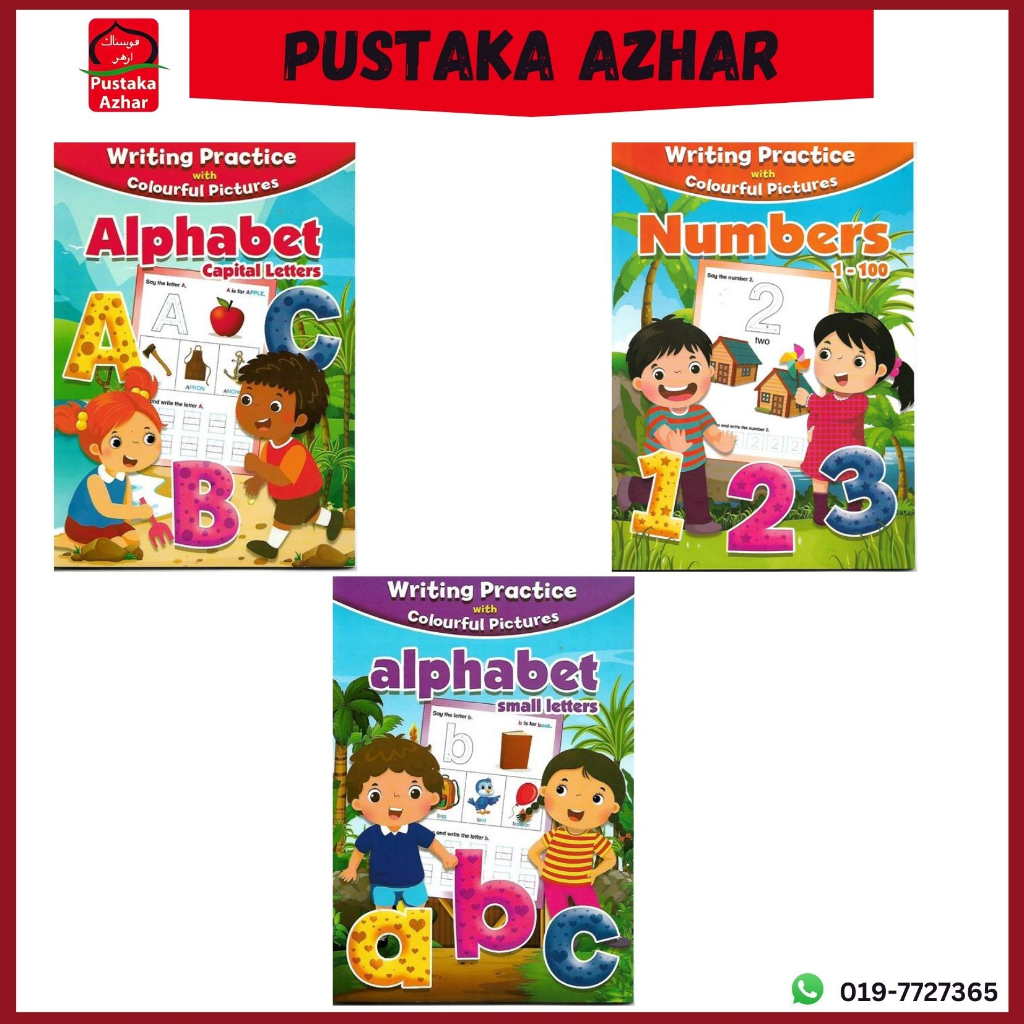 WRITING PRACTICE with COLOURFUL PICTURES | Shopee Malaysia