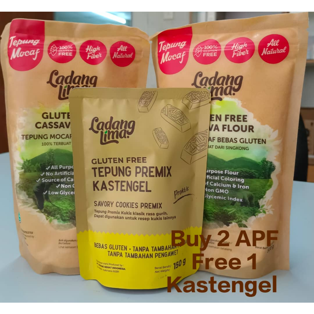 LADANG LIMA ALL PURPOSE CASSAVA FLOUR TEPUNG GLUTEN FREE 500G | Shopee ...