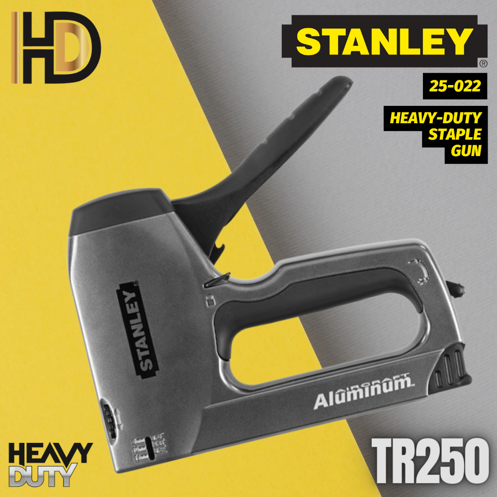 STANLEY Heavy Duty Staple & Brad Nailer Gun / STANLEY Multi Purpose Staple & Nail Gun / TR250-22 ...