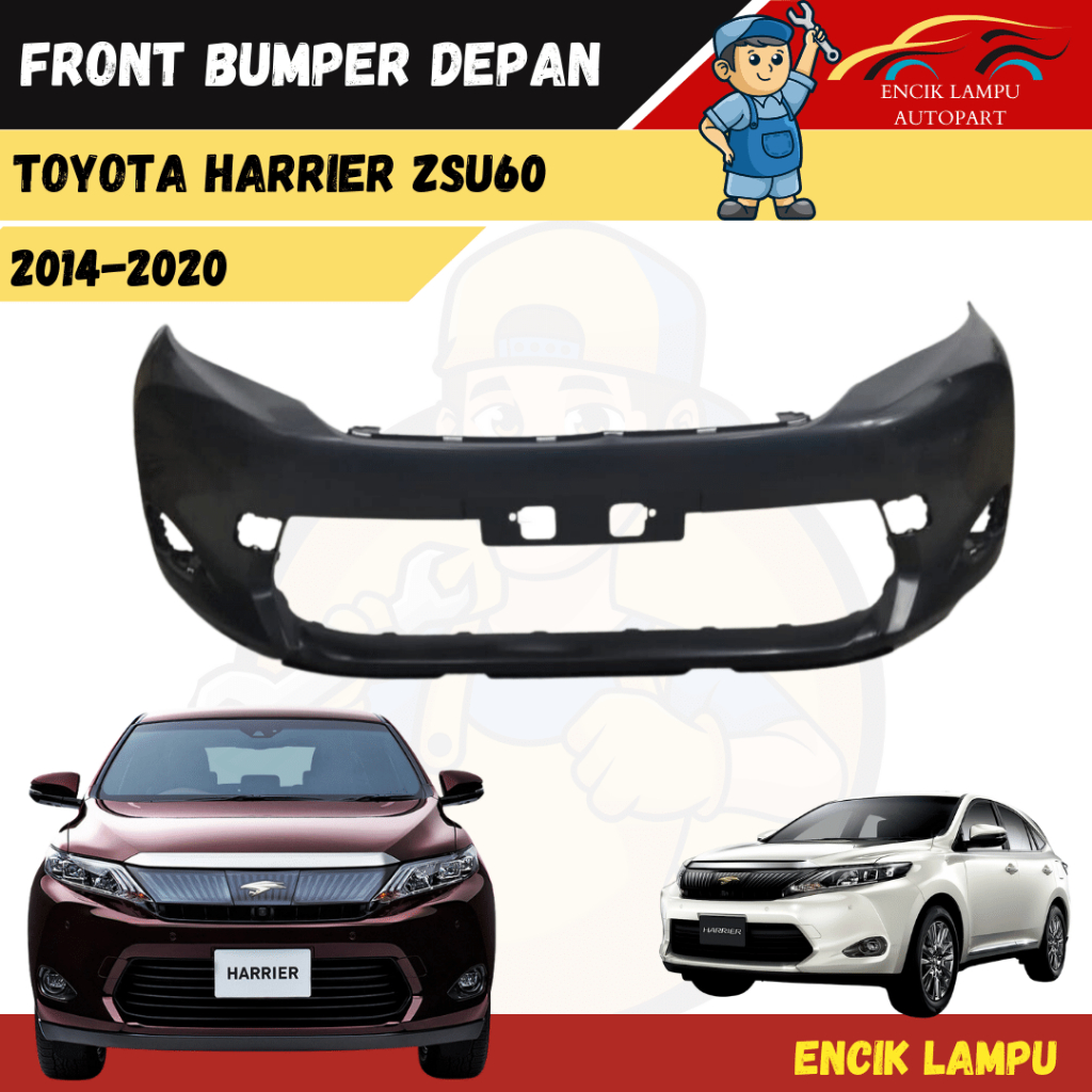 Toyota Harrier ZSU60 2014 - 2020 Front Bumper Hadapan Original 100% New ...