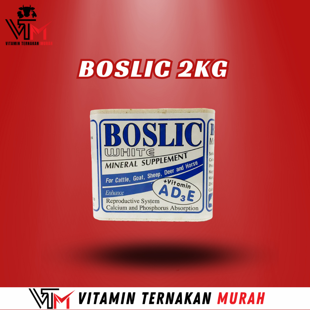 BOSLIC 2KG -MINERAL BLOCK PREMIUM/ GARAM JILAT UNTUK TERNAKAN KAMBING ...