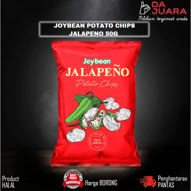 JOYBEAN POTATO CHIPS 50G 2 FLAVOR TRUFFLE/ JALAPENO (EXP DATE: JUNE ...