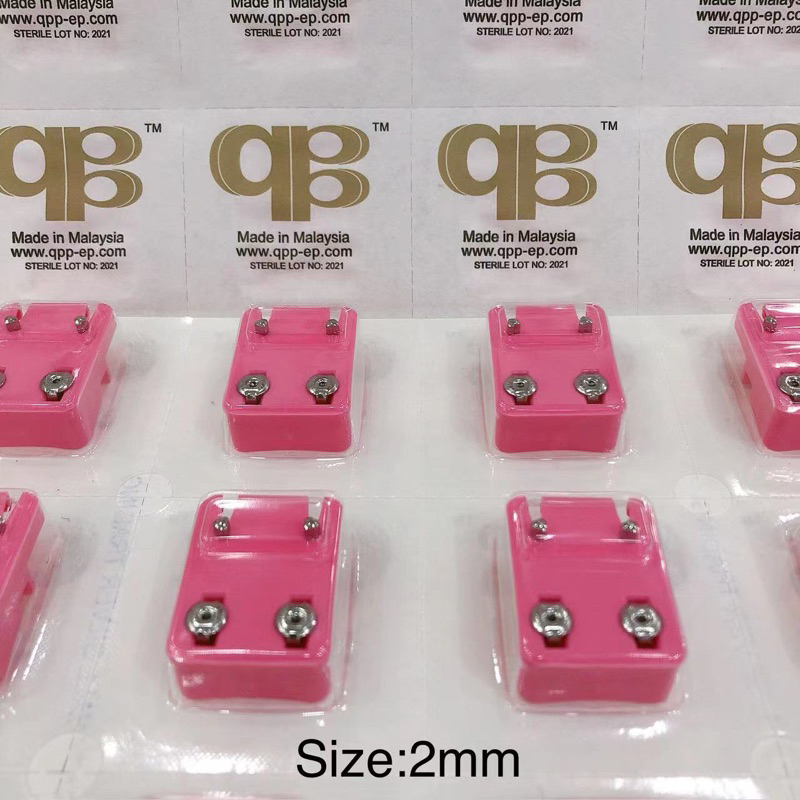 Stainless Steel #2mm(QPP Ear Piercing Earrings)Subang Tindik Emas ...