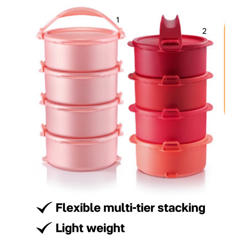 Tupperware Tup Tiffin Duo | Shopee Malaysia