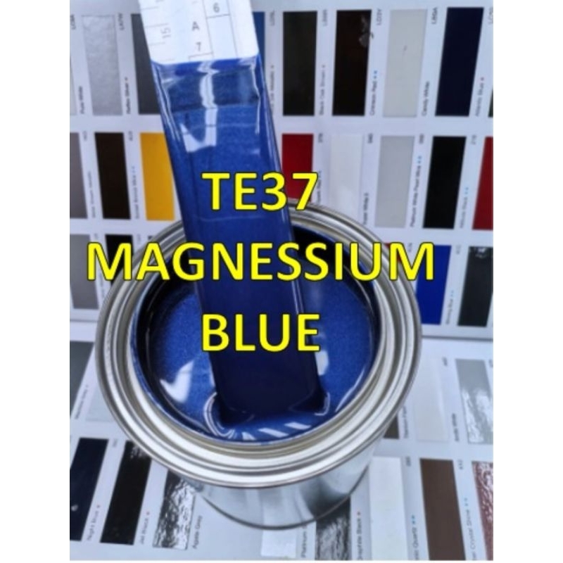 TE37 Magnesium Blue/2k paint/cat bancuh/cat 2k/colour sportrim | Shopee ...