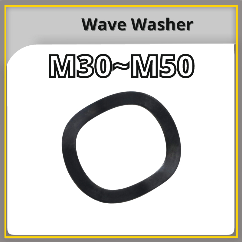 Wave Washer with 3 Waves | Black Oxide | M30 M32 M38 M40 M46 M50 | Wave ...