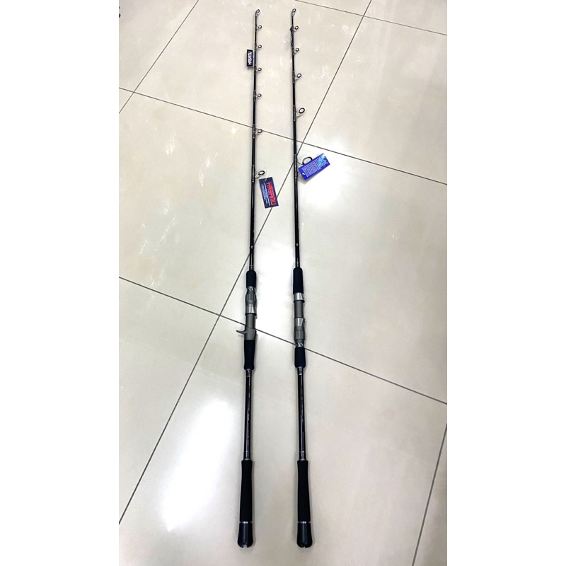 HASAMU SEA BASS 5‘6kaki pe6 spinning/bc rod bottom rod one piece ...