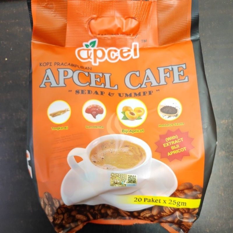 Apcel Cafe Kopi Apcel Apricot "sedap & ummpp" | Shopee Malaysia