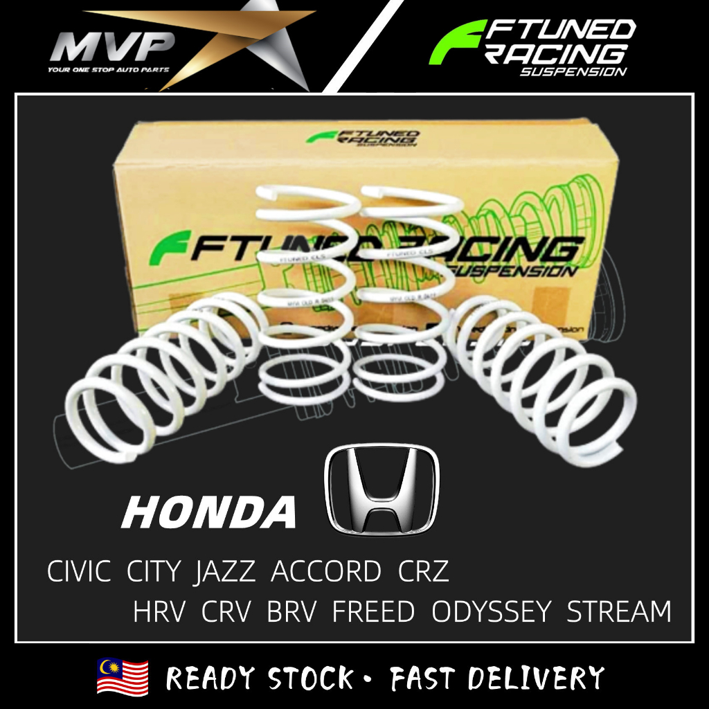 Ftuned CLS Sport Spring Honda City GM6 GN2 Civic FD FB FC FE Jazz ...