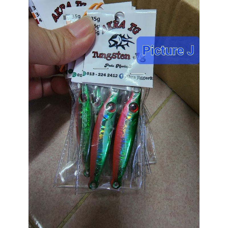 AKRA TUNGSTEN JIG 36G / 35G /45G | Shopee Malaysia
