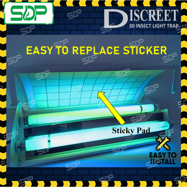 Discreet 30 Insect Fly Trap [2 YEARS WARRANTY !!!]/Sticky UV Light Trap ...