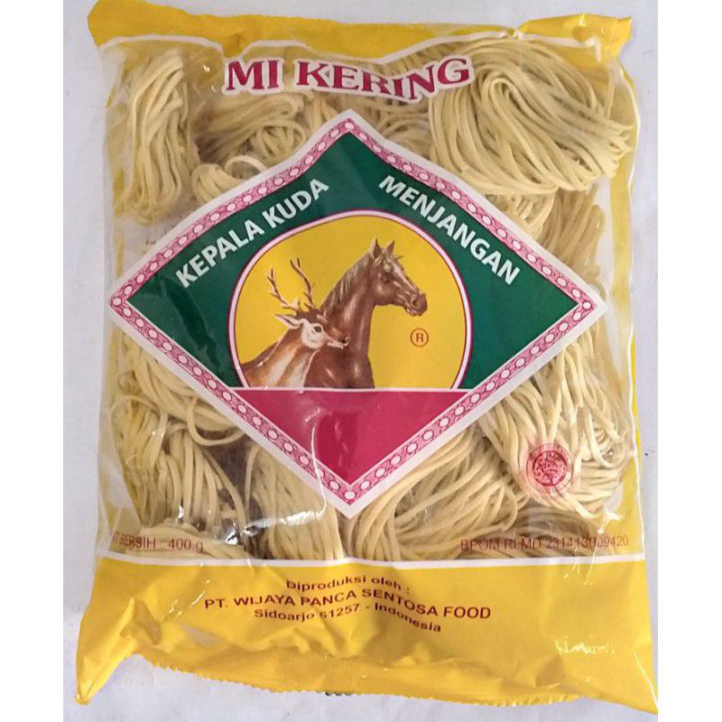 MIE KERING KERITING GULUNGAN MENJANGAN 400g 💥💥 LEGEND MIE🤩 CAP KEPALA ...