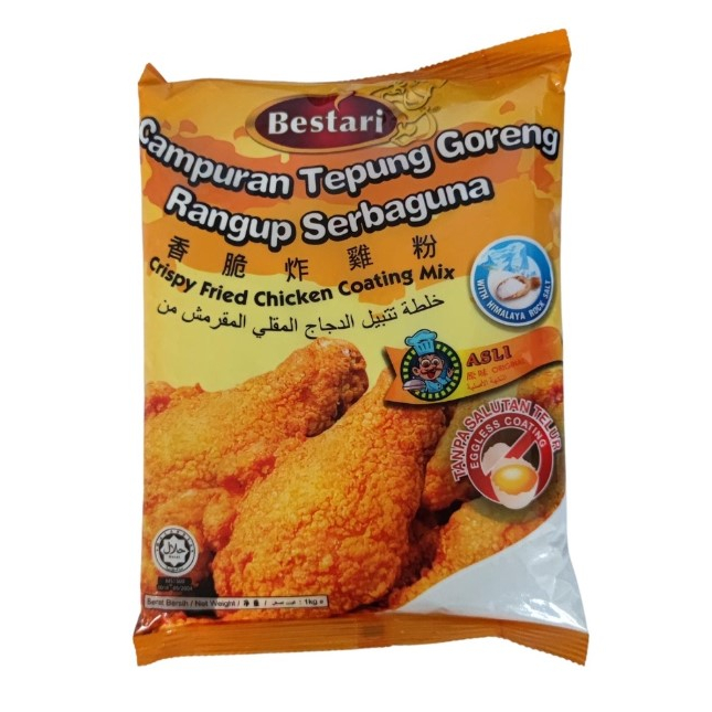 Bestari Crispy Fried Chicken Coating Mix/Campuran Tepung Goreng ...