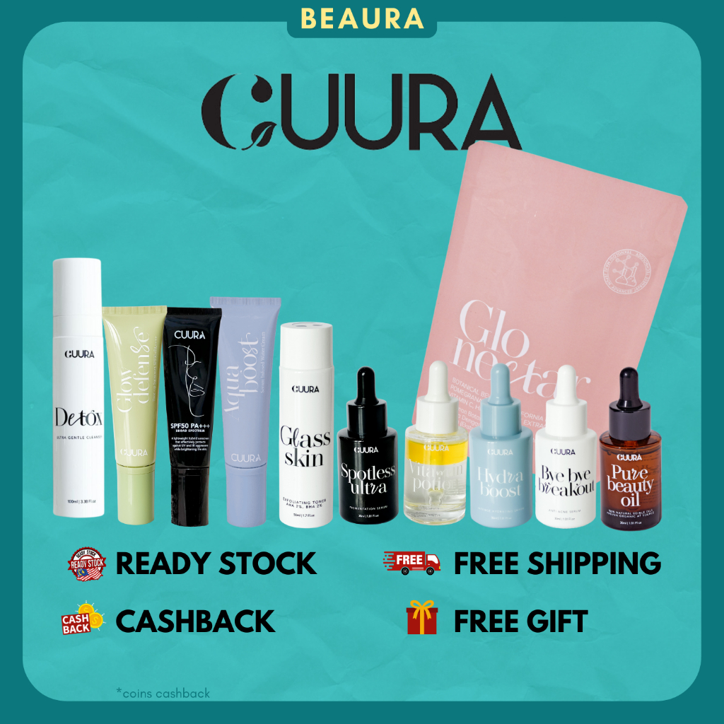 CUURA SKINCARE GLONECTAR SUNSCREEN SERUM SUPERFOOD HAIR SHAMPOO ...
