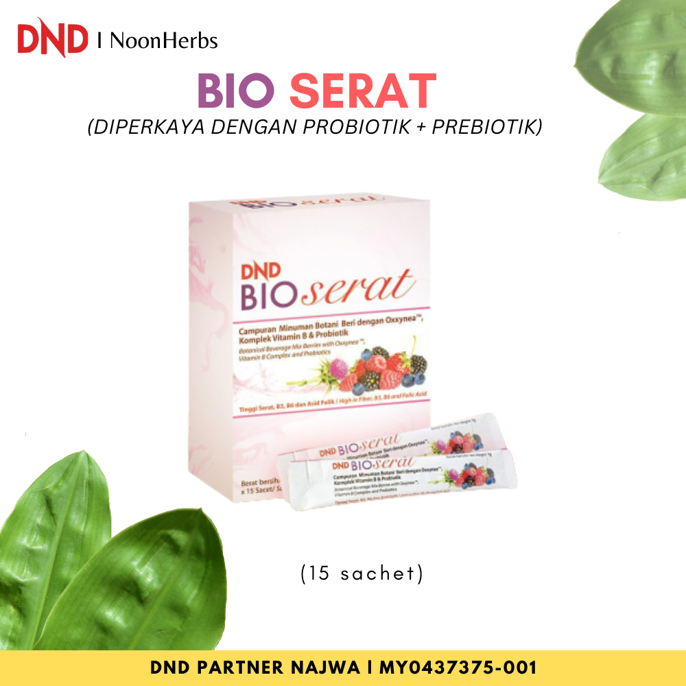 DR NOORDIN DARUS DND BIO SERAT MINUMAN PROBIOTIK & PREBIOTIK | Shopee ...