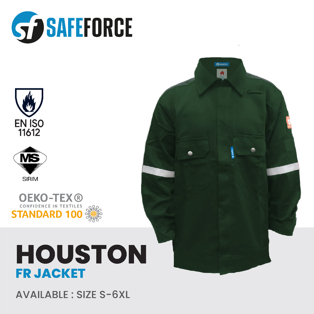 Houston Jacket 1" Reflector - Fire Resistance (FR) With Silver ...