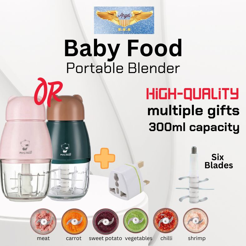 PonyBear Blender Baby Food Processor Baby Food Chopper Infant Food ...
