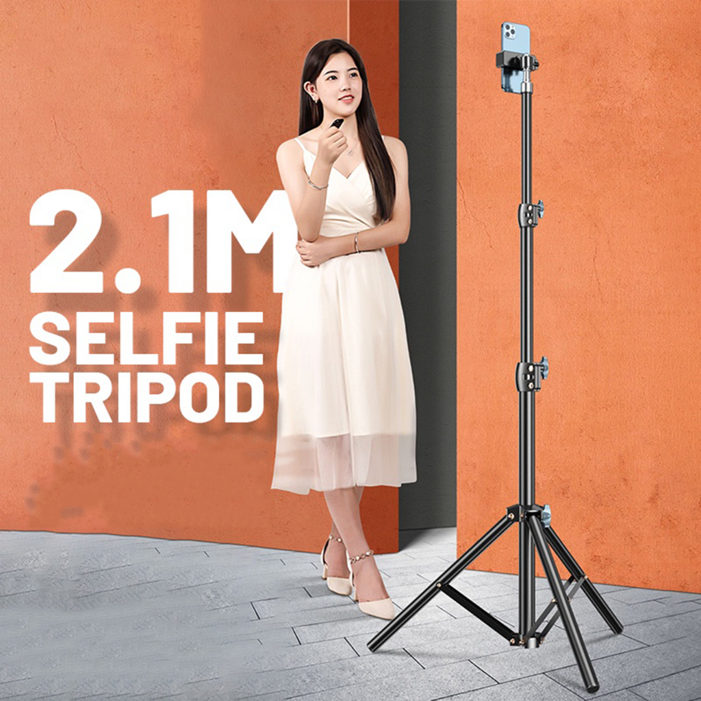 Portable Tripod Parts Selfie Stand Live Camera Phone Holder Monopod ...