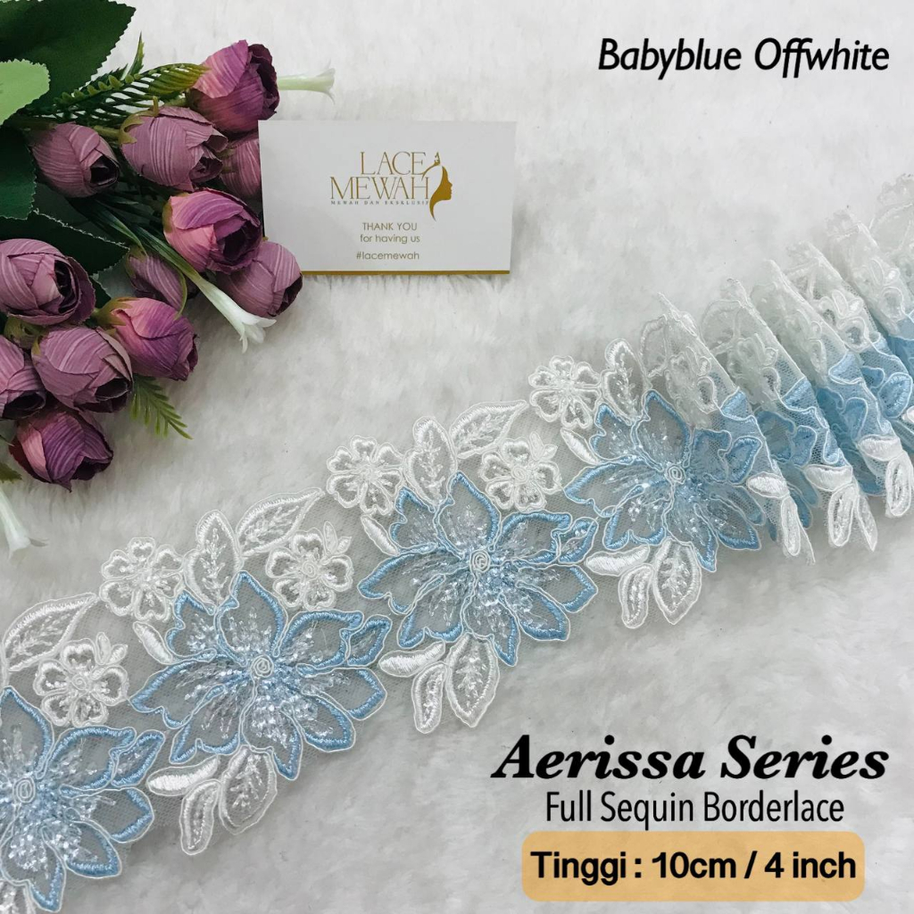 LACE MURAH💥BORDERLACE AERISSA BORDERLACE SESUAI UNTUK KANAK-KANAK DAN ...