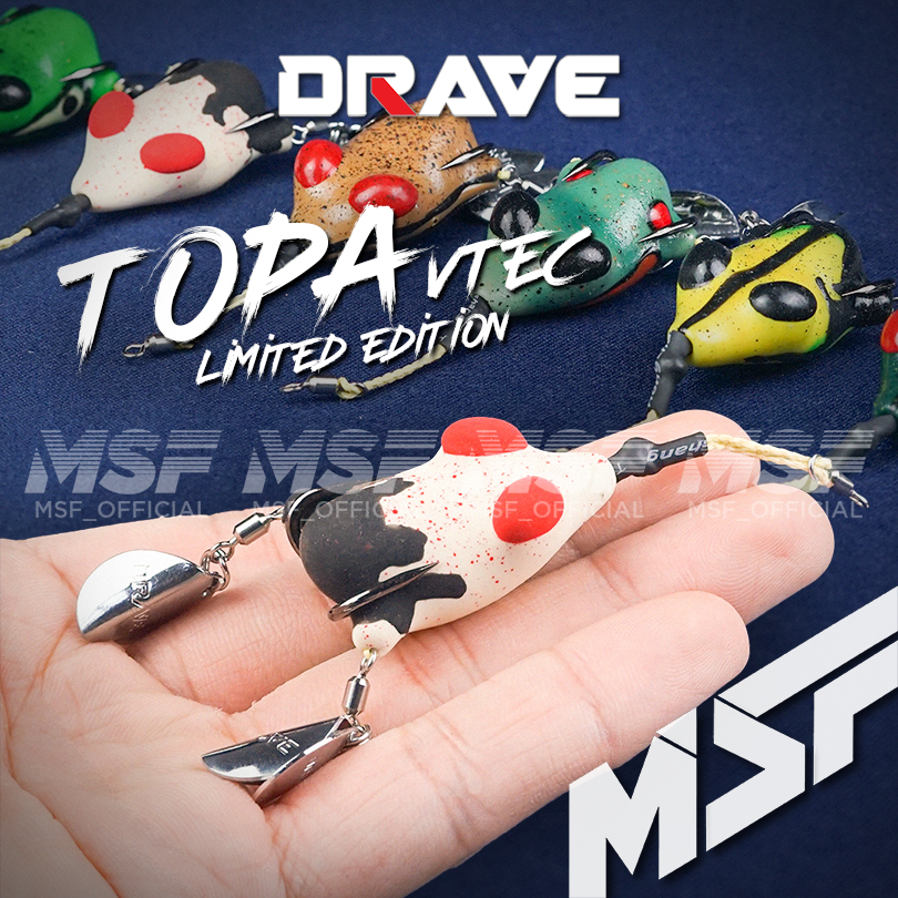 [MSF] Drave Topa VTEC Limited Edition | 4cm 7.5g | Soft Frog Umpan ...