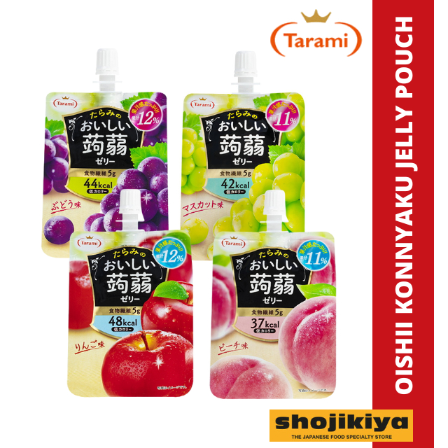 Tarami Oishii Konnyaku Jelly Grape / Muscat / Peach / Apple | Shopee ...