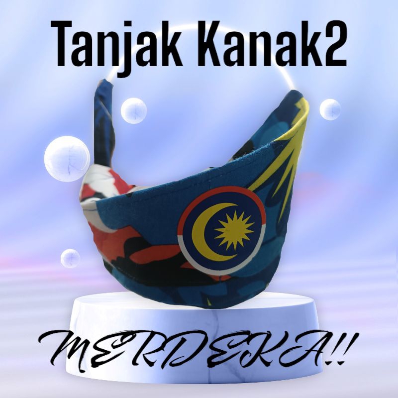 TANJAK TENGKOLOK DESTAR KANAK2 COTTON MERDEKA | Shopee Malaysia