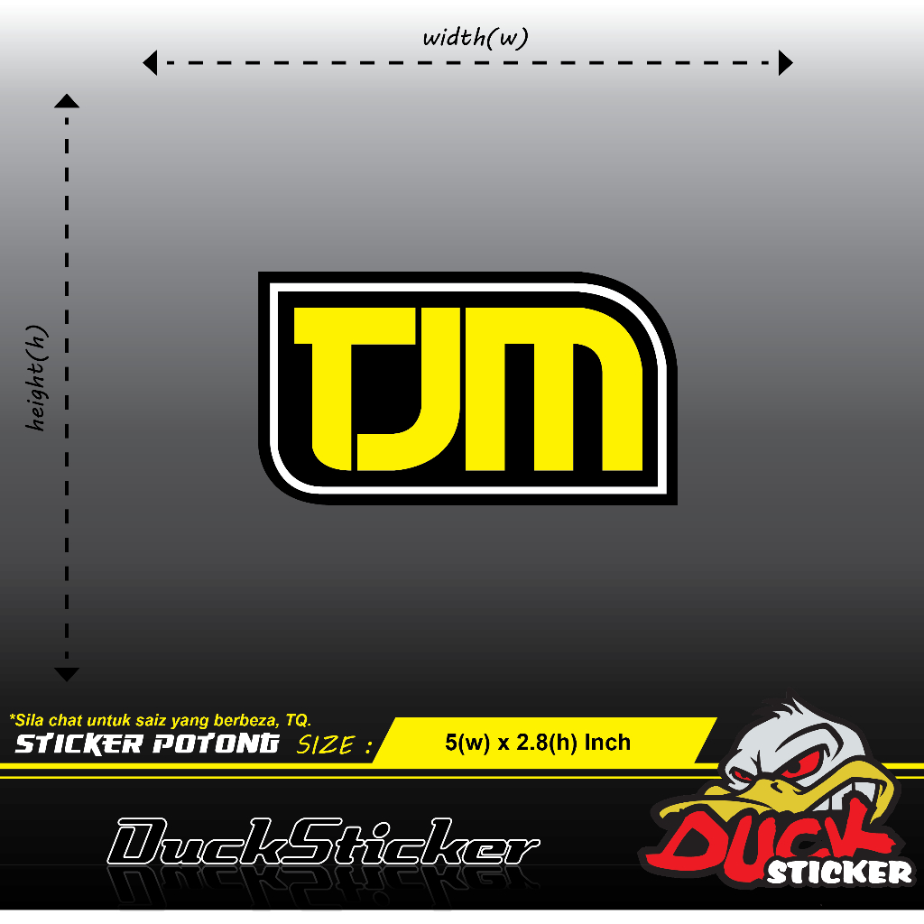 (READY STOCK) TJM STICKER 1PCS #4x4equipment #4wd #cuttingsticker ...